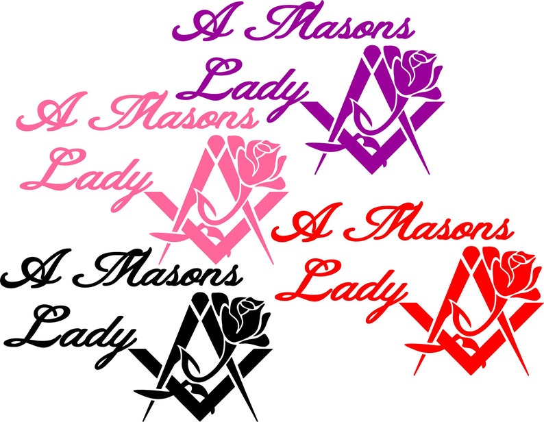 Mason's Lady Decals - Etsy