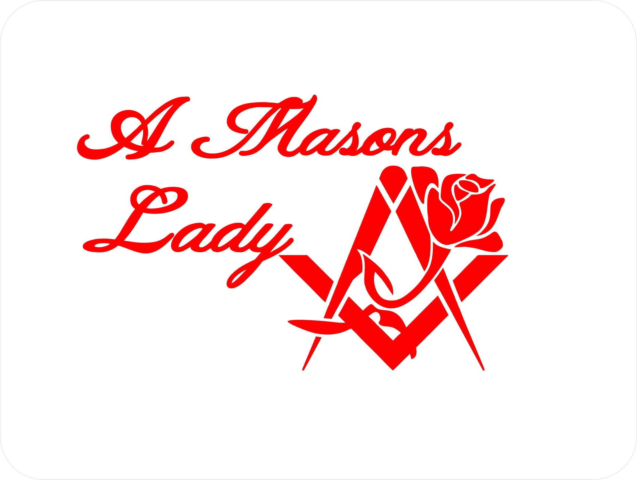 Mason's Lady Decals - Etsy