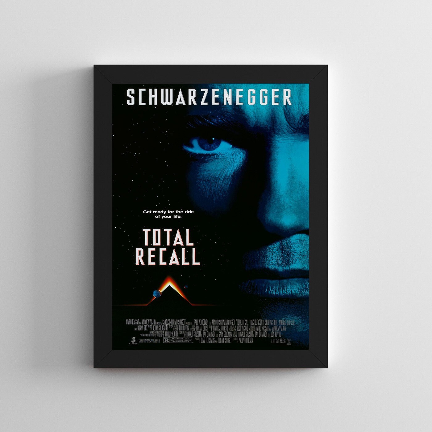 Poster Do Filme Recall Total De 1990 1990 Arnold Schwarzenegger Sharon
