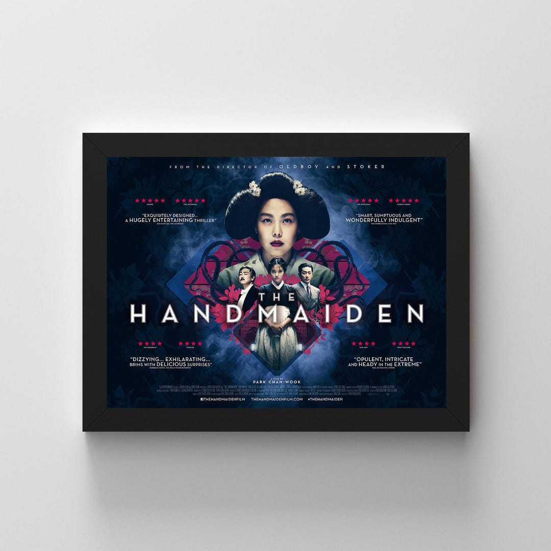 The Handmaiden Korean Film Poster Art Print - Framed A3 Size - Etsy UK