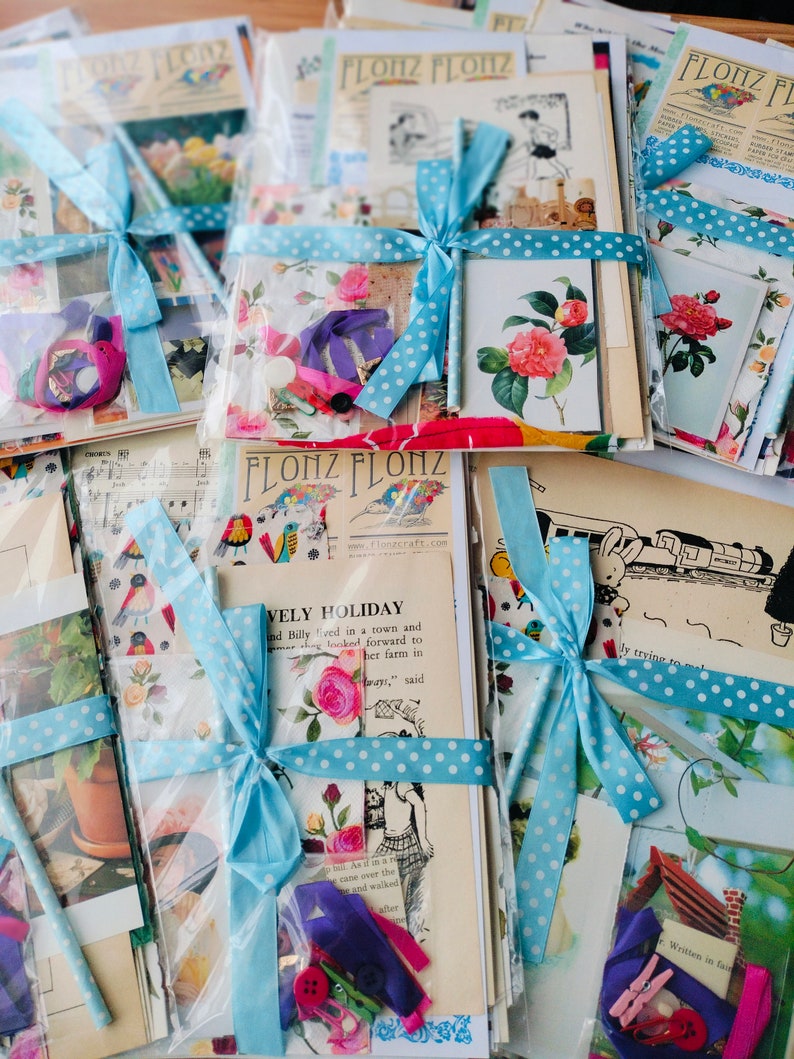 Journaling/ephemera Packs for Junk Journals and Mixed Media Collage. - Etsy