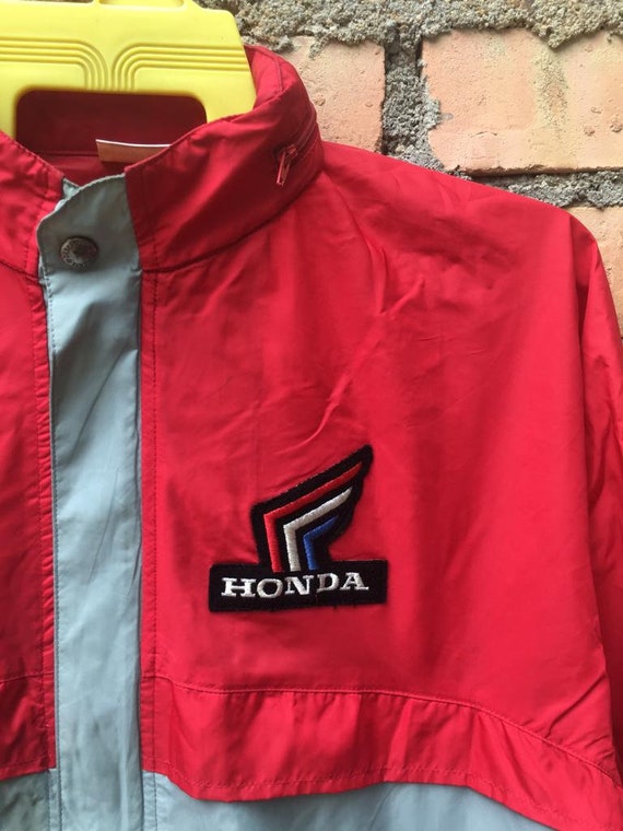 Rare!!! Vintage HONDA Jacket Motorsports Long Sleeve … - Gem