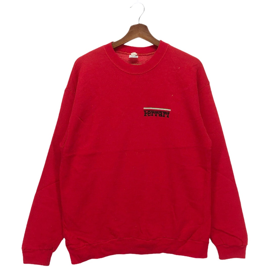 Vintage Ferrari Racing Crewneck Pullover Sweatshirt - Etsy