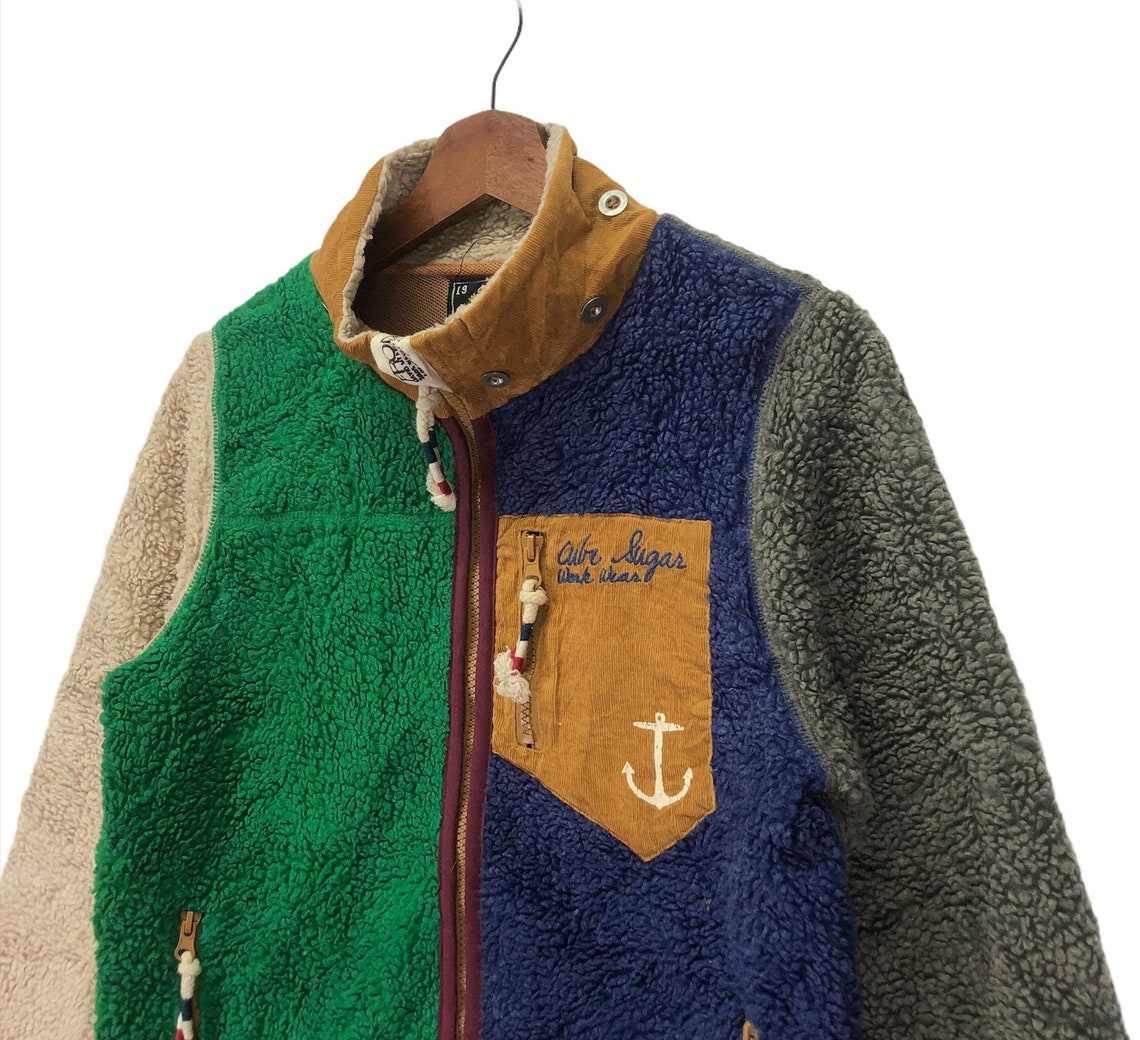 Vintage Cube Sugar Sportswear Multicolour Fleece | Etsy