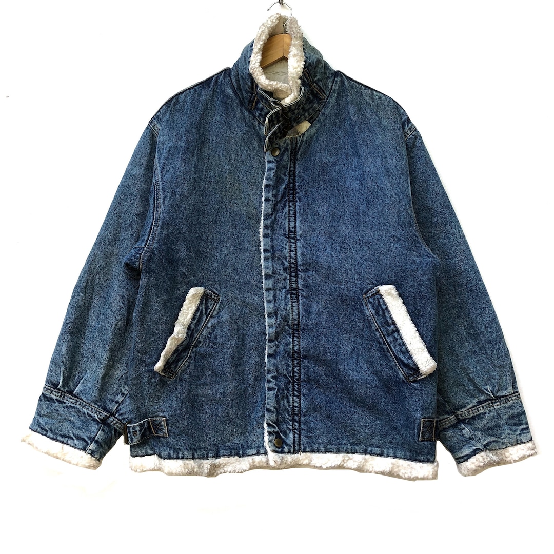 Vintage Bobson Denim Jacket Winter - Etsy