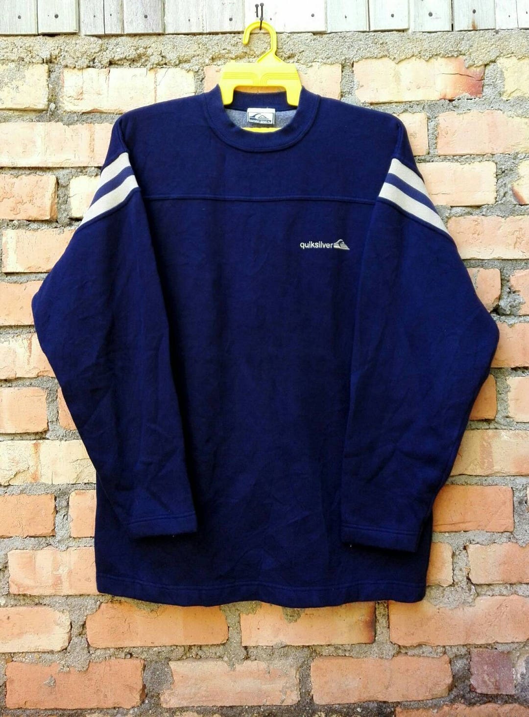 Vintage Quicksilver Surf Wear Surf Style Surf Board Pullover Jumper ...