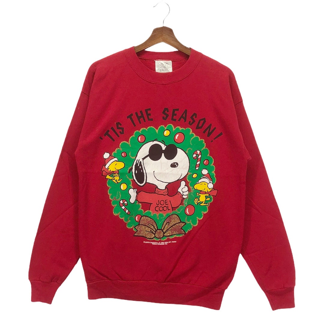 Vintage 90s Snoopy Peanut Cartoon Jumper Pullover Crewneck - Etsy