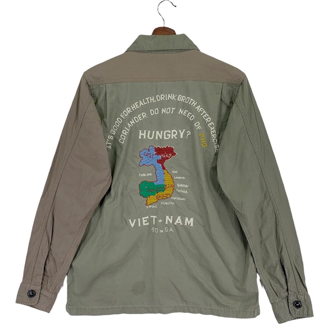 Vintage Kriff Mayer Vietnam Maps Shirt Button up Trucker - Etsy