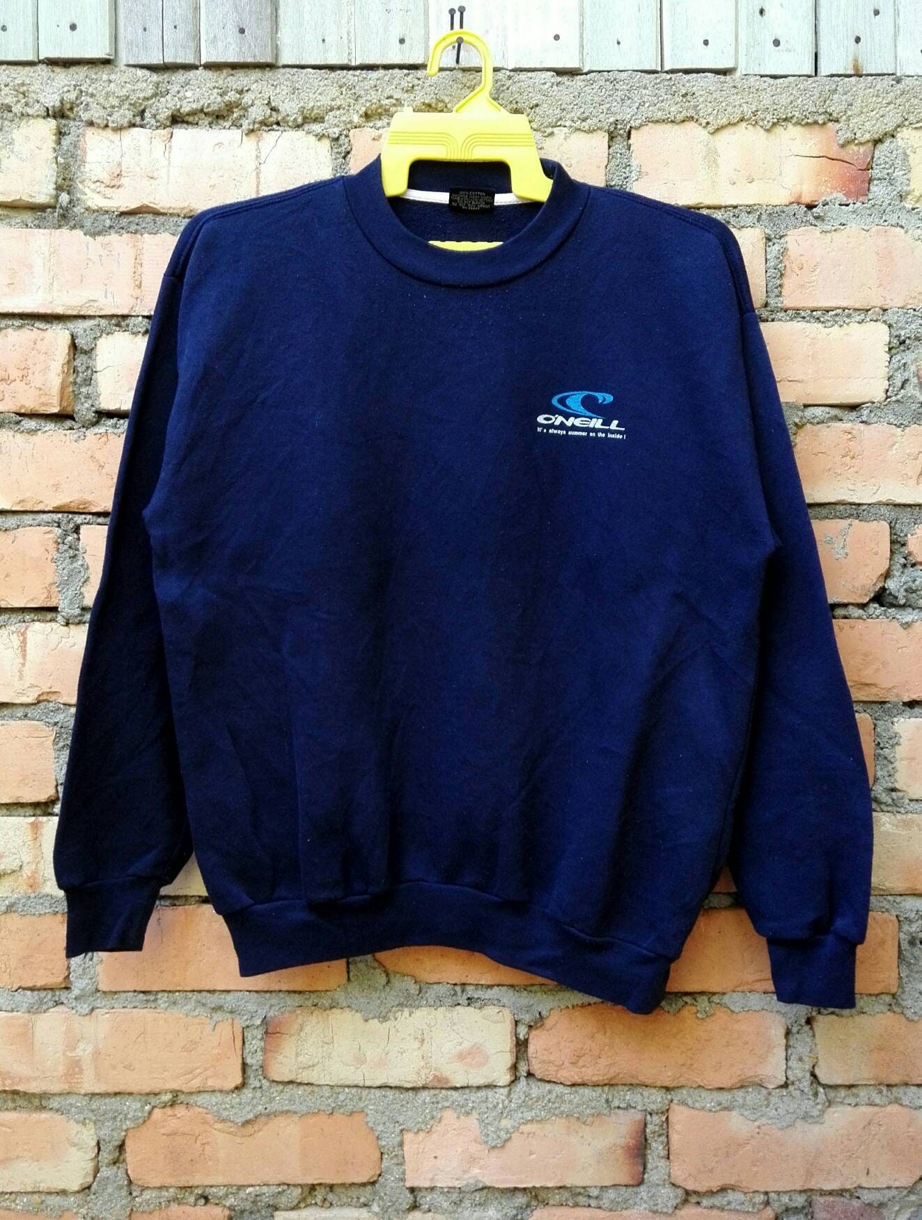 Vintage 90s Oneill Surf Wear Surfboard Style Surf Pullover Jumper ...