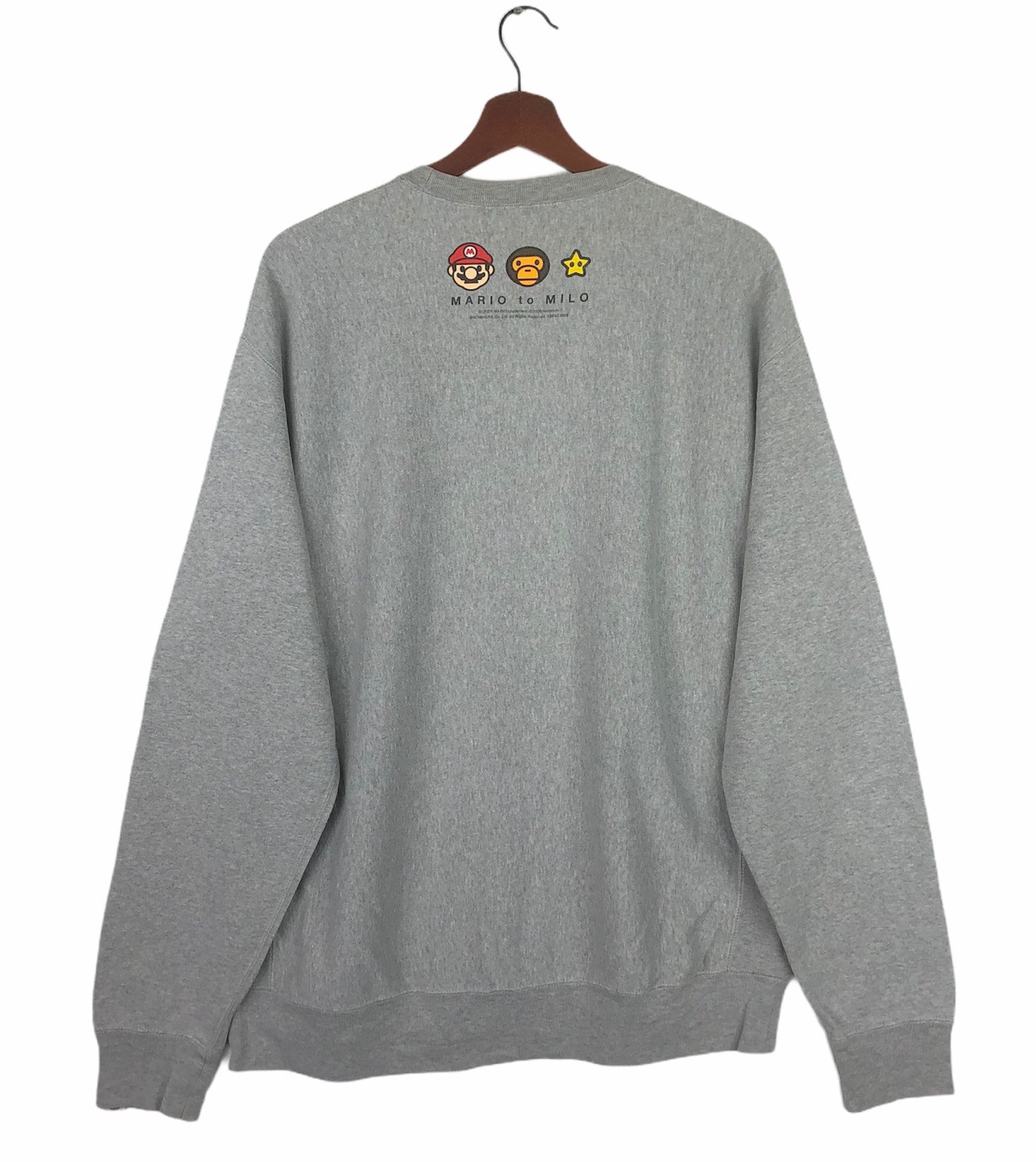 Vintage Bathing Apes Super Mario Crewneck | Etsy