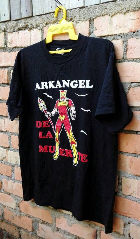 Rare!!! Arkangel De La Muerte Professional Wrestler T… - Gem