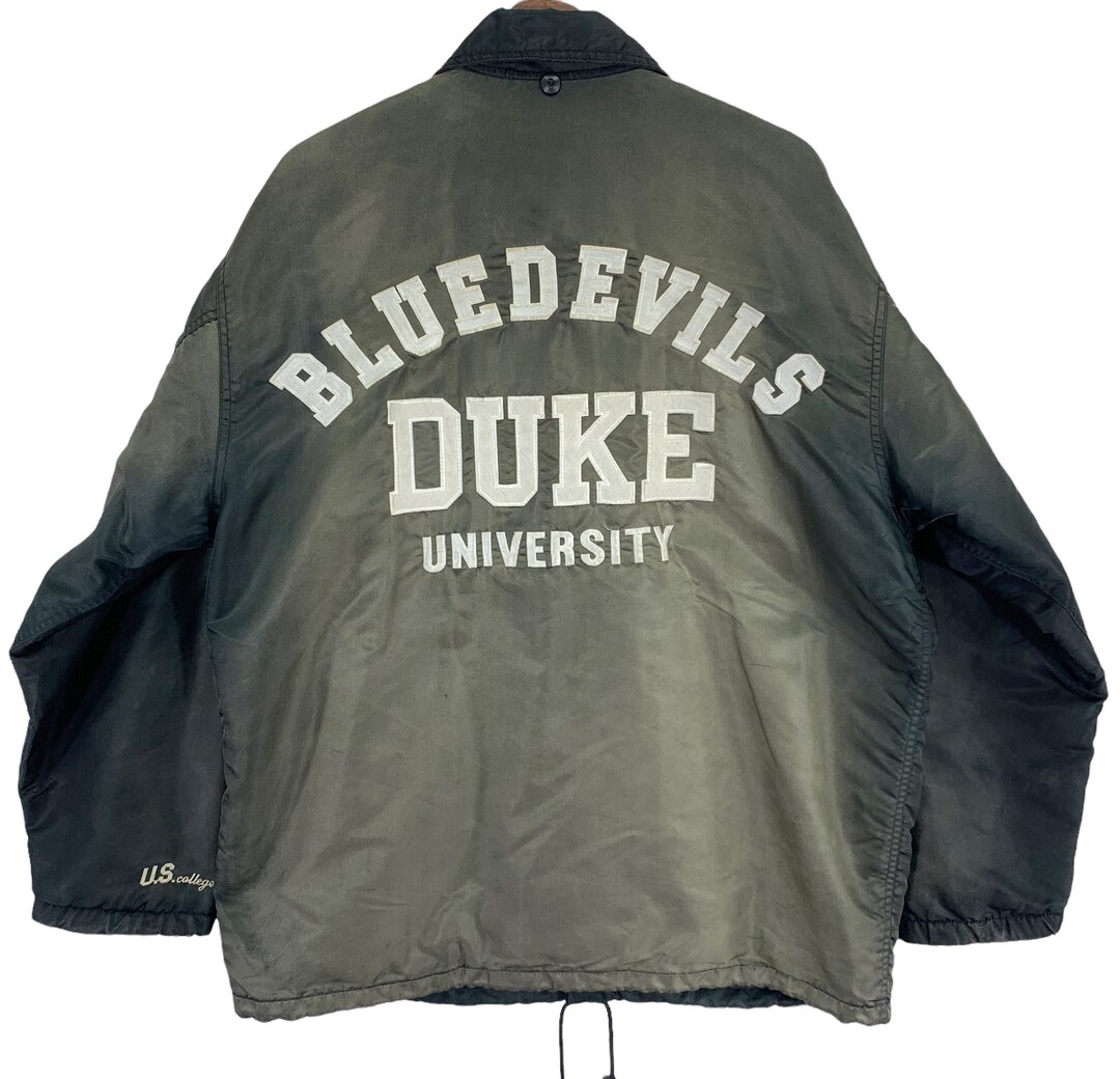 Vintage Duke Blue Devil College Varsity Light Jacket - Etsy