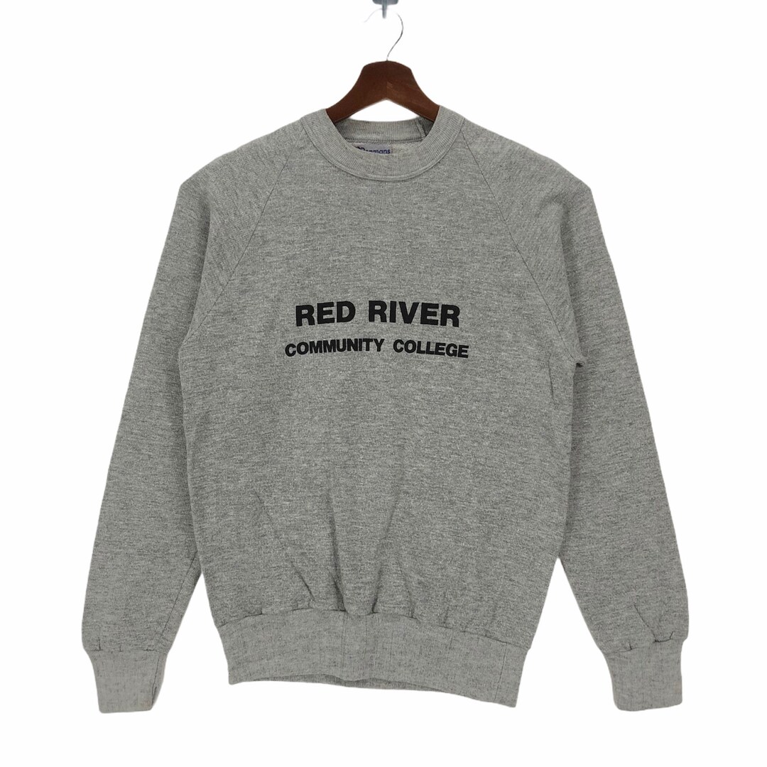 Vintage 80s Red River Community College Canada Crewneck - Etsy