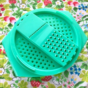 Green Tupperware Grater Bowl, Vintage Tupperware Grater, Green ...