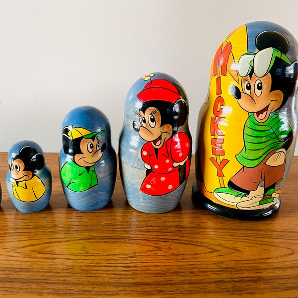 Nesting Mickey Mouse - Etsy