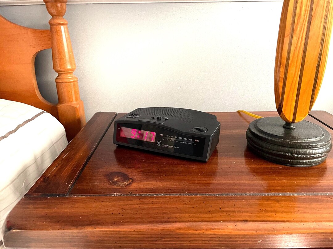 Vintage 1990's GE Digital Alarm Clock Radio AM/FM Model 7-4813A ...