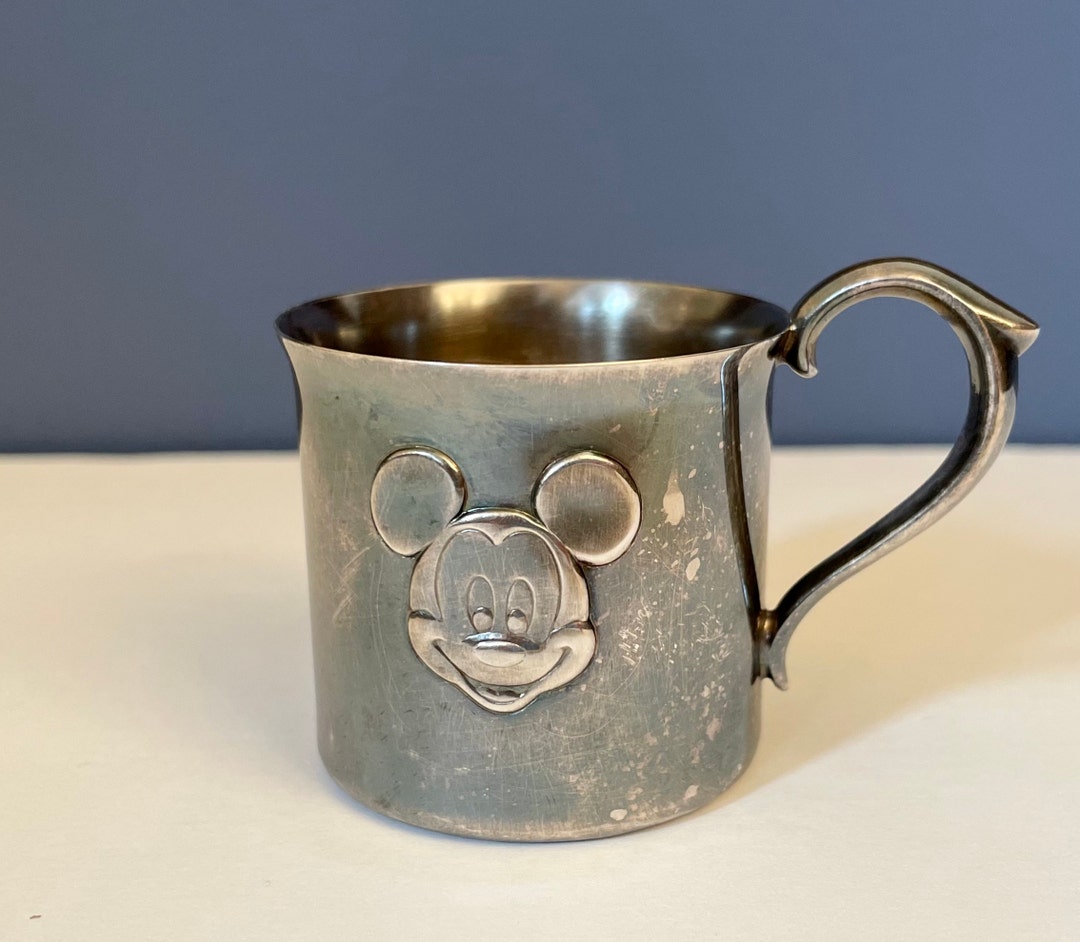 Vintage Silver Plate Mickey Mouse Cup, Mickey Mouse Reed & Barton Small ...