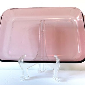 PYREX Cranberry Vision 13x9 Baker, Pyrex Vision Rectangle Casserole ...