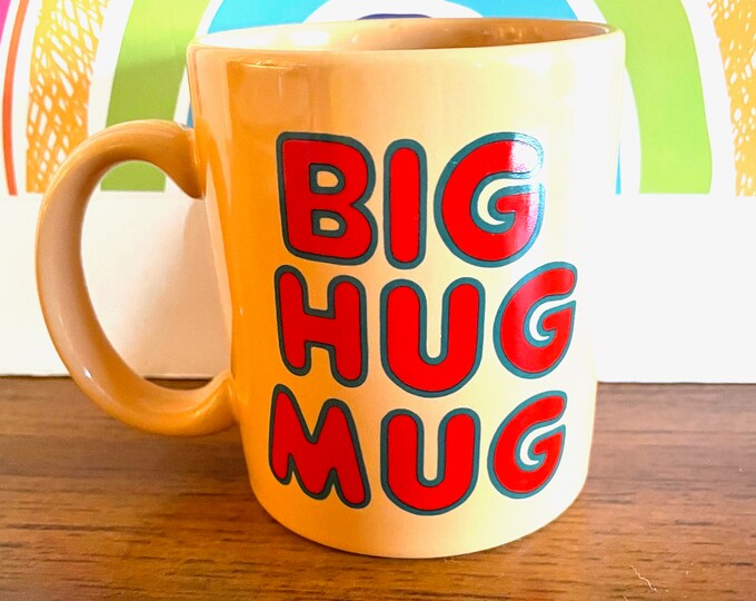 Double Sided FTD Big Hug Mug, Big Hug Coffee Mug, Vintage FTD Coffee ... Double Sided FTD Big Hug Mug, Big Hug Coffee Mug, Vintage FTD Coffee ...