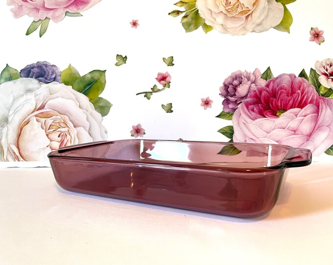 Vintage Pyrex Visions Cranberry Casserole Set 5 Casseroles + 5 Lids ...