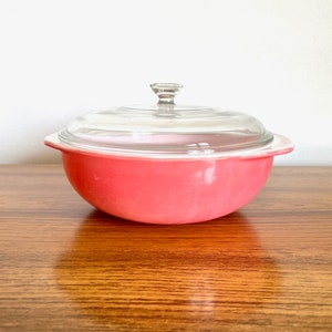 Flamingo Pink Pyrex 024 Casserole and Pyrex 213 Loaf Pan - Etsy