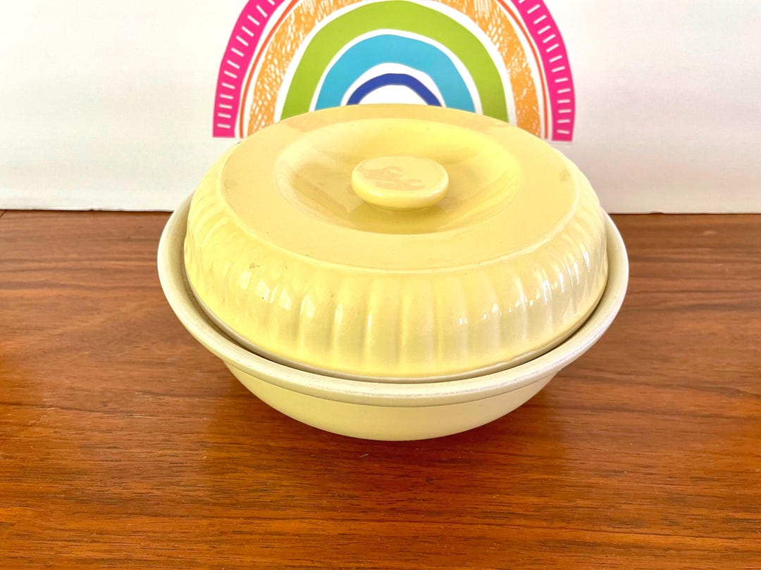 Mid Century Orman Family Hall China Yellow Covered Casserole - Etsy