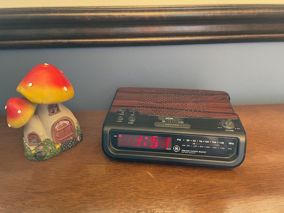 Vintage 1980's GE Digital Alarm Clock Radio AM/FM Model - Etsy