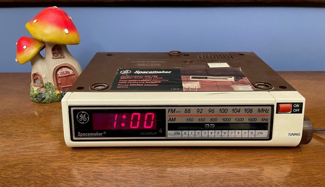 1980's Vintage General Electric Spacemaker Digital Clock - Etsy