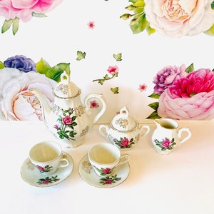 Moss Rose "tea for Two" Musical Tea Set, Musical Tea Pot, Tea for Two ...