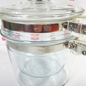 Pyrex Flameware Double Boiler Vintage Glass Double Boiler | Etsy