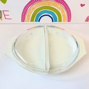 Pyrex Compass Snack Server Dish, Pyrex Compass Divided Baking Dish With ...