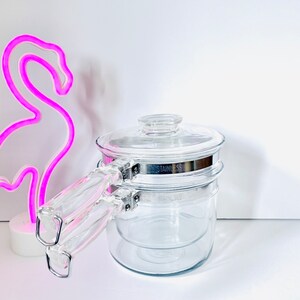 Pyrex Flameware Double Boiler Vintage Glass Double Boiler - Etsy