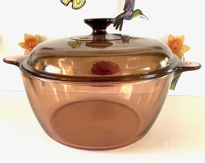 Pyrex Corning Visions Cookware, Pyrex Visions Amber Dutch Oven, Corning ...