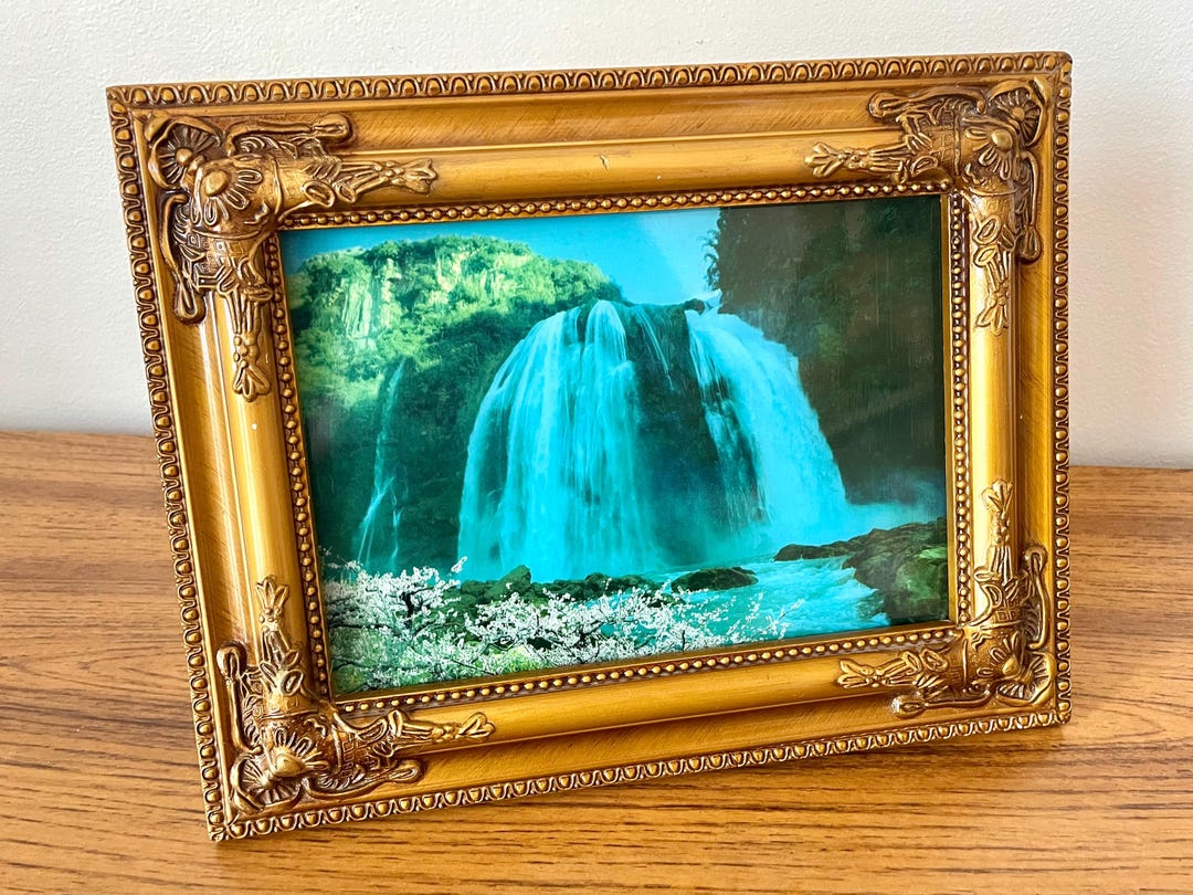 Vintage Motion & Sound Light up Waterfall Desktop Picture, Waterfall ...
