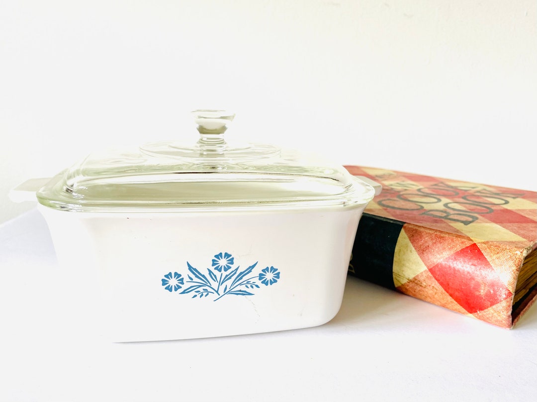 Corningware Cornflower Blue Rectangular Casserole, 1.5 Qt Corningware ...