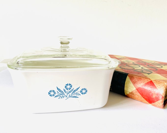 Corningware Cornflower Blue Rectangular Casserole, 1.5 Qt Corningware ...