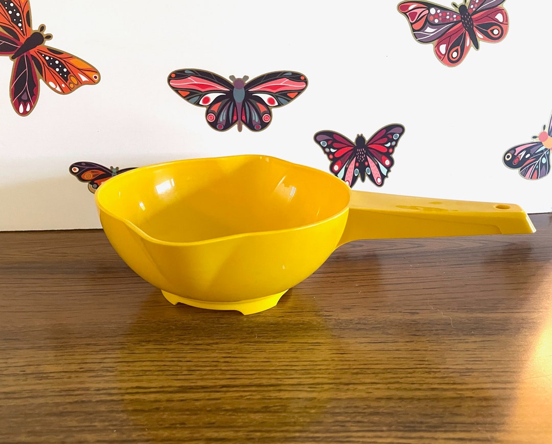 Yellow Tupperware Strainer Small Yellow Tupperware Colander - Etsy