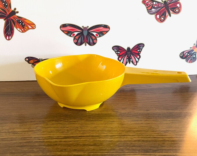 Yellow Tupperware Strainer, Small Yellow Tupperware Colander, Small ...