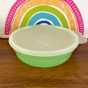 4 Tupperware Crystalwave Bowls, Pastel Tupperware Cereal Bowls ...