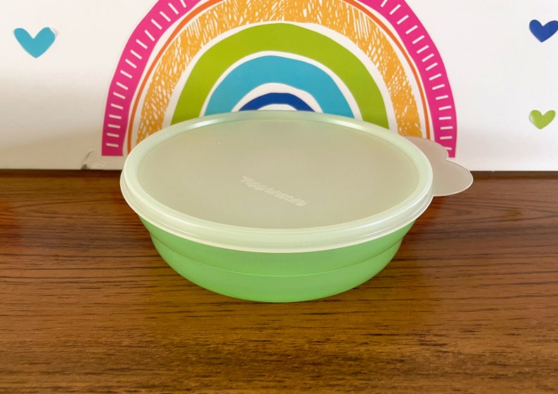 4 Tupperware Crystalwave Bowls Pastel Tupperware Cereal - Etsy