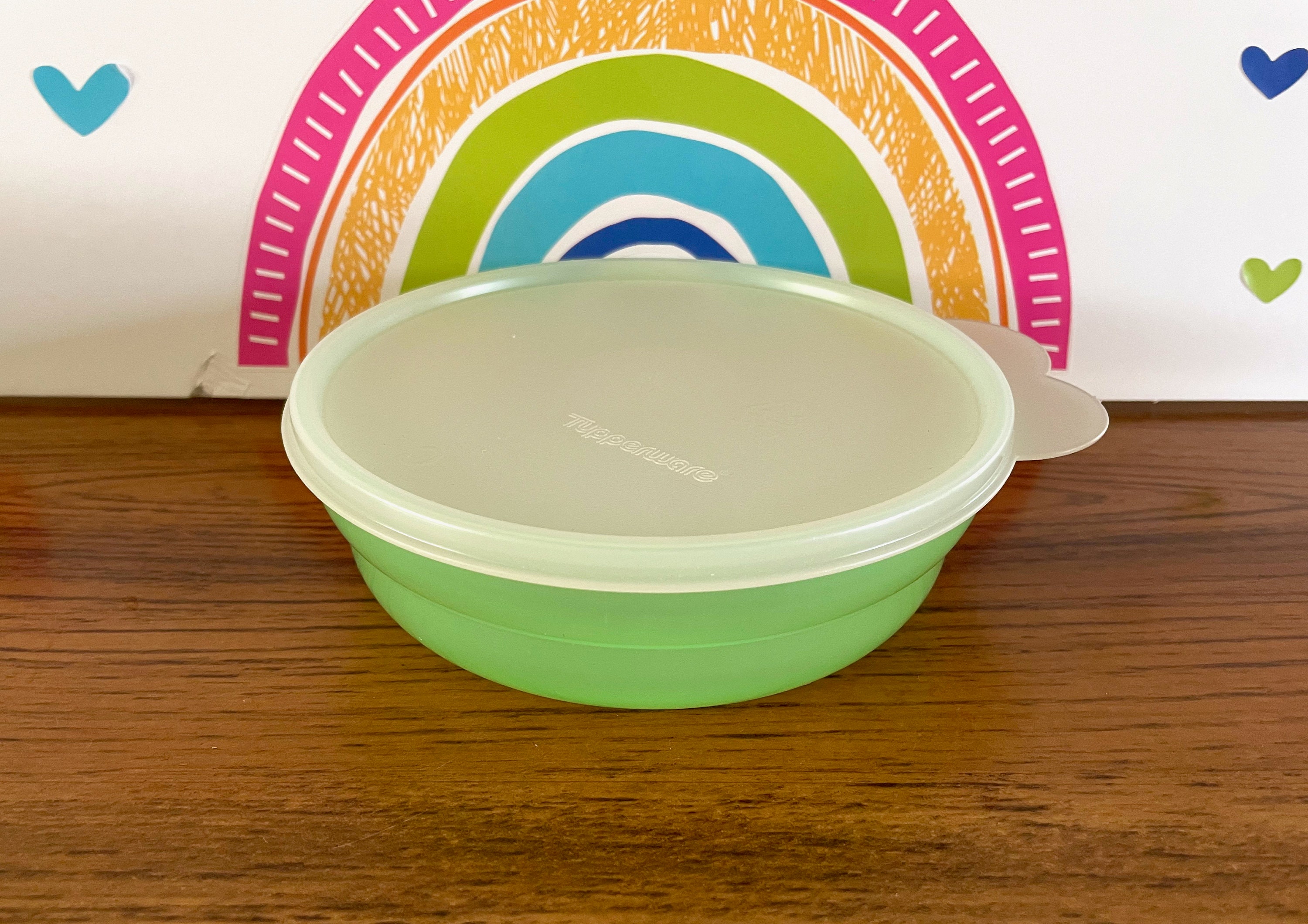 4 Tupperware Crystalwave Bowls Pastel Tupperware Cereal - Etsy