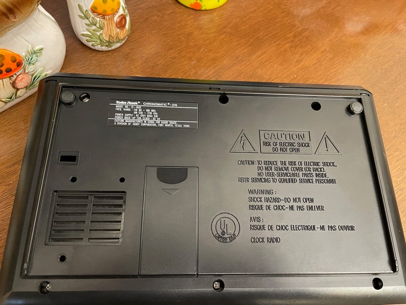 1980's Radio Shack Chronomatic Digital Clock Radio - Etsy