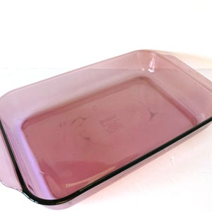 PYREX Cranberry Vision 13x9 Baker, Pyrex Vision Rectangle Casserole ...
