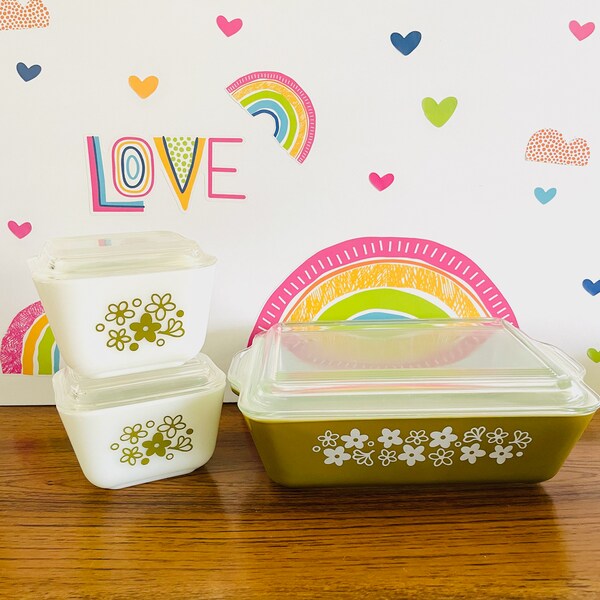 Pyrex Crazy Daisy - Etsy