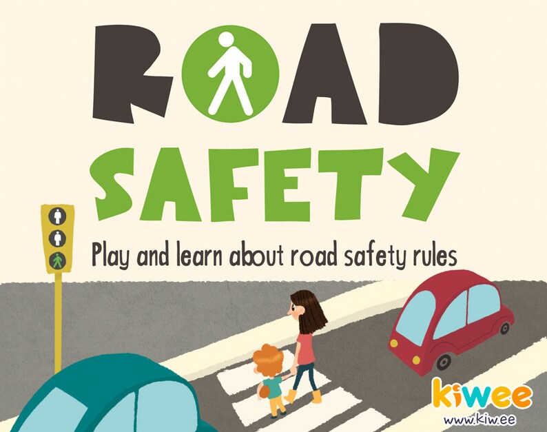 Road Safety Activity Book For Children Preschool Etsy Road Safety Activity Book For Children Preschool Etsy
