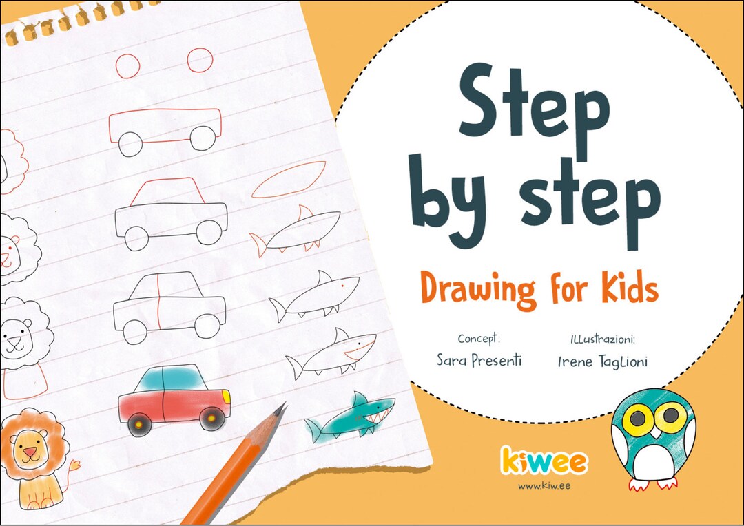 Printable Activity for Kids Learn to Draw // Step by Step Drawing - Etsy