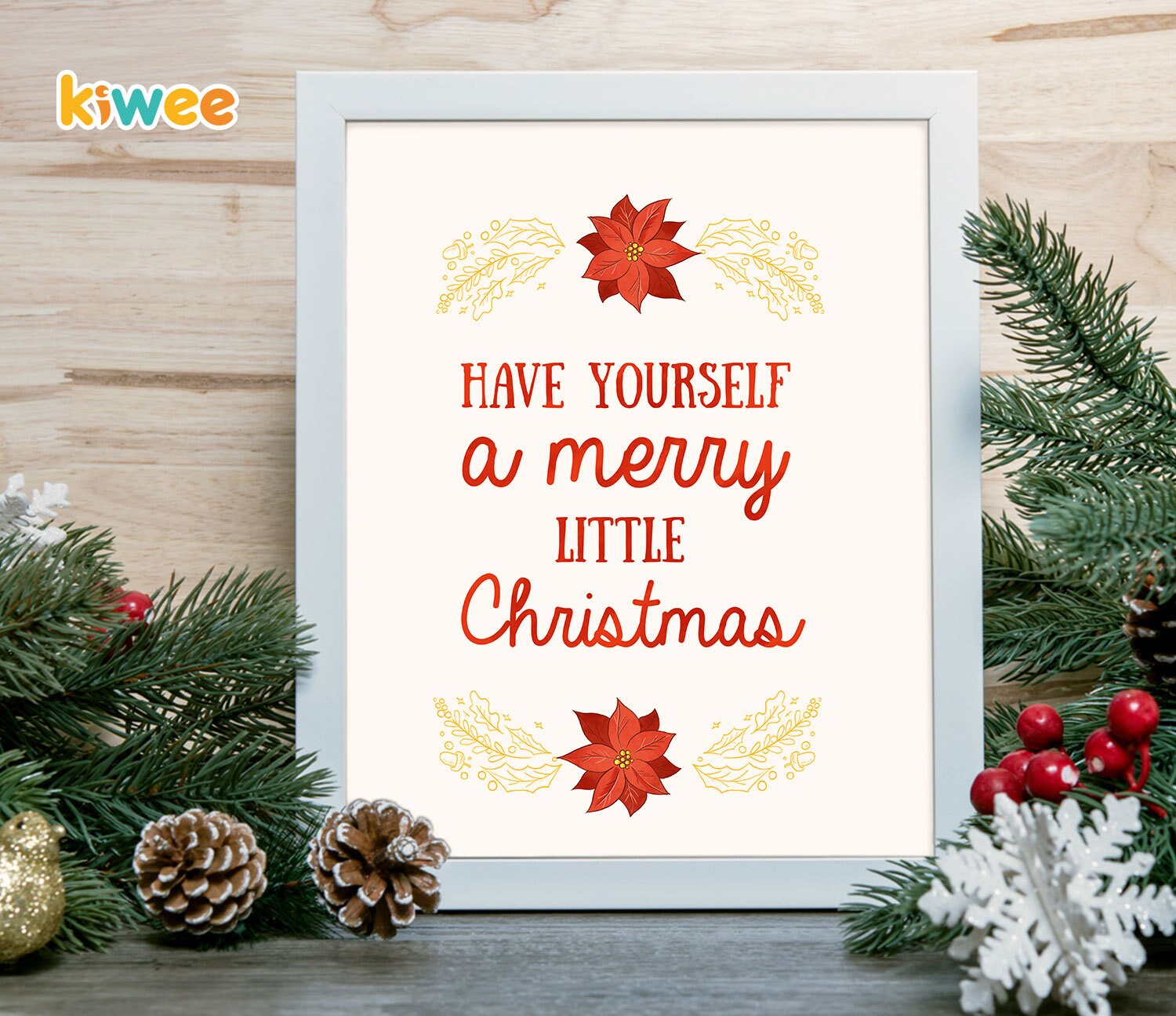 Printable Christmas Poster for Kids Set of 7 Wall Print Decor for ...