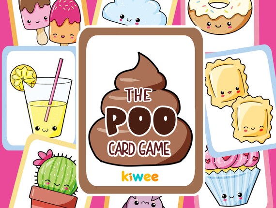 Printable Poo Cards Game Printable Poo Board Game for Kids - Etsy