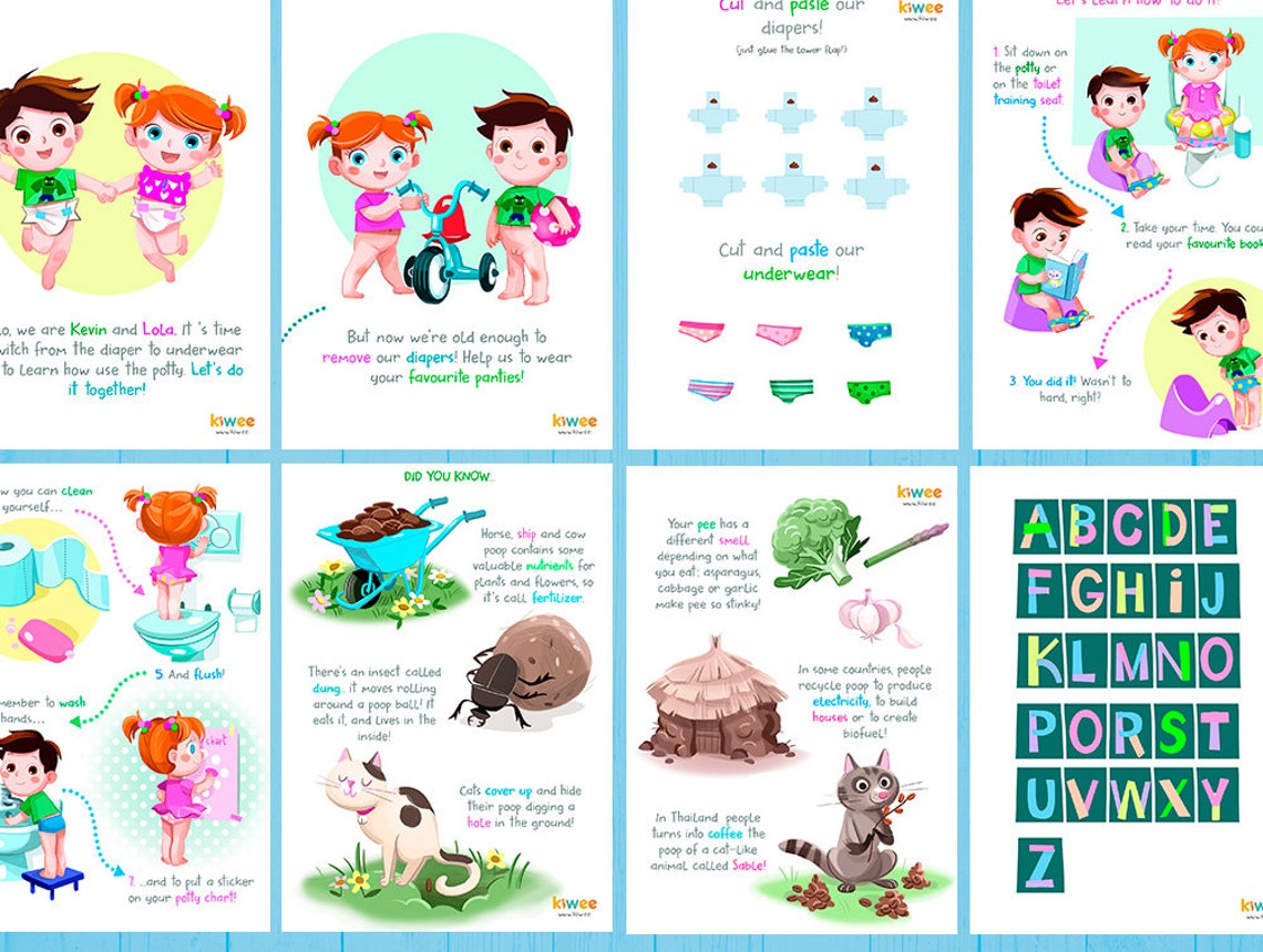 Potty Training Game / Potty Training Printable / Potty Chart / Goodbye ...