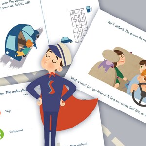 Road Safety, Activity Book for Children, Preschool, Kindergarten ...